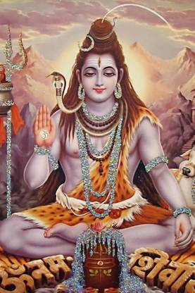 Shiv ji Poster Shiv Parvati,Mahadev,Mahakal,Bholenath,Lord Shiva, Hindu ...