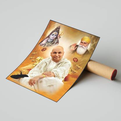 Guru Ji Swaroop Poster for pooja room living room (unframed ) etc ...