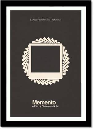 Memento Movie poster for room and home decor, Movie posters for office ...