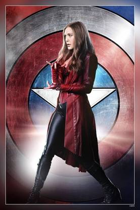 Scarlet Witch Elizabeth Olsen Wanda Maximoff Captain America Civil War ...