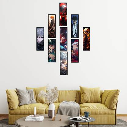 MIX ANIME POSTER | SUNG JIN WOO MONKEY D LUFFY KANEKI GOKU BAKUGO DEKU ...