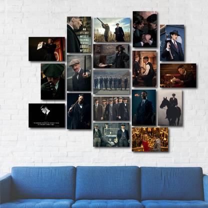 PEAKY BLINDER WEB SERIES WALL POSTER | PACK OF 18 wall collage kit ...