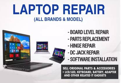 Poster Laptop Repair For Shop sl-9884 (Wall Poster, 13x19 Inch, Matte ...