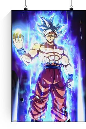 Goku Poster | Dragon Ball Goku Ultra Instinct Poster | Goku Anime ...
