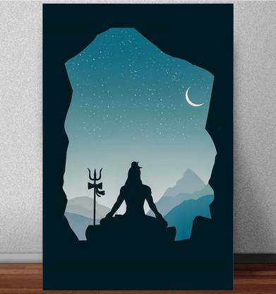 Shiv ji Poster for home and office Photographic Paper - Religious ...