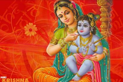 Bal Krishna, Lord Krishna Poster | Radha-Krishna,Laddu Gopal Hindu God ...