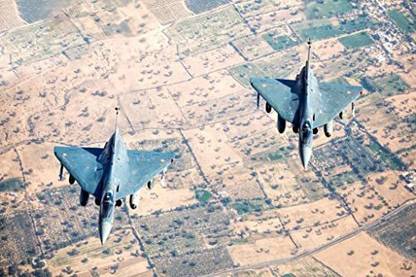 Wall Art Poster - LCA Tejas - Indian Airforce, Glossy Photo Paper ...