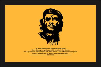 Che Guevara Motivational Poster with A4 Size Frame F-251 Paper Print ...