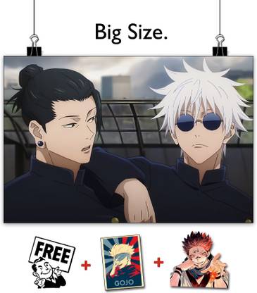 Jujutsu Kaisen Student Gojo And Geto Friends poster | Young Gojo and ...