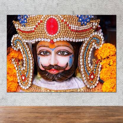 Poster Khatu Baba Shyam Ji sl-4736 (Wall Poster, 13x19 Inches, Matte ...