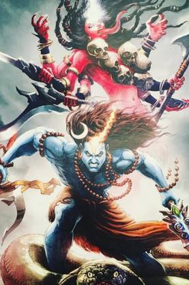 Shiv ji Poster Shiv Parvati,Mahadev,Mahakal,Bholenath,Lord Shiva, Hindu ...