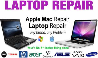 Poster Laptop Repair For Shop sl-9885 (Wall Poster, 13x19 Inch, Matte ...