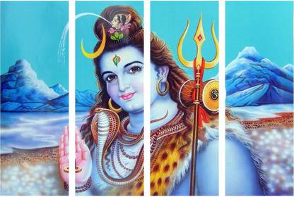 Wall Poster (Shivji 2,Surface Covering Area - 36 x 24 Inch) PVC Vinyl ...