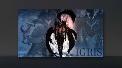 SOLO LEVELING I IGRIS I 300 GSM POSTER I A3 FRAME 3D Poster - Chugong ...