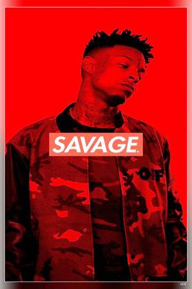 21 Savage Rapper Singer Musician Shayaa Bin Abraham-Joseph Matte Finish ...