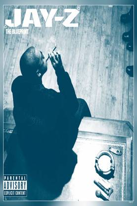Jay Z The Blue Album Cover Matte Finish Poster Paper Print - Animation ...