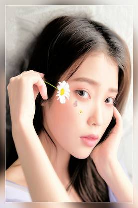 Iu Face Vogue Magazine Close Hd Matte Finish Poster Paper Print ...