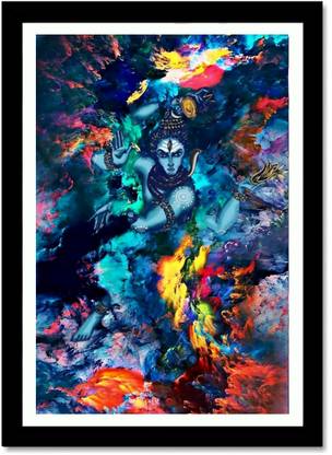 Shiv ji Poster for Room,Lord Shiva framed poster for room and home ...