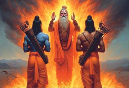 Shri Ram Laxman Guru Poster Paper Print - Religious posters in India ...