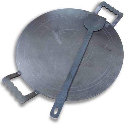 HARISH -IRON tawa for DOSA / ROTI WITH Turner- LARGE - 12 INCH DIA ...