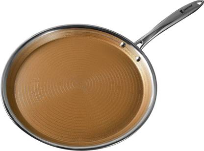 BERGNER Hitech Giro Gold Triply S S Scratch Resistant Non Stick Tawa ...