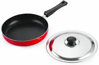 sun surya Fry Pan 26 cm diameter with Lid 2 L capacity Price in India ...