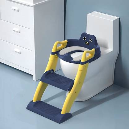 StarAndDaisy Baby Potty Training Toilet Seat – Stair Style Potty Seat ...