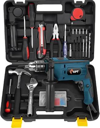KPT KDK13HN Corded-Electric Drill Tool Set Power & Hand Tool Kit Price ...