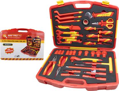 Maf Pro MKITM4101 41 Piece Insulated Tool Set, VDE Certified to 1,000V ...