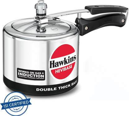 Hawkins Hevibase (IH30) 3 L Inner Lid Induction Bottom Pressure Cooker ...