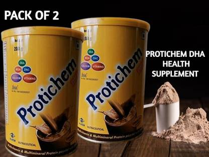 protichem DHA Nutraceutical protein powder (pack of 2) 200gm each ...