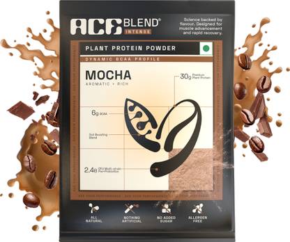 Ace Blend INTENSE, 30G A-Grade Vegan Plant Protein Powder for Men ...