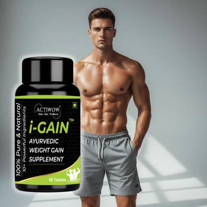 ACTIWOW Ayurvedic i-Gain Supplement improves digestion, muscle mass ...