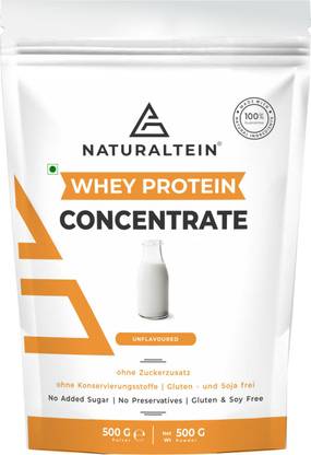 NATURALTEIN 100% Whey Protein Concentrate Unflavoured - 1 kg Whey ...