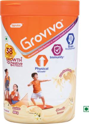 Signutra Groviva Child Nutrition Supplement Jar - 400g (Vanilla ...