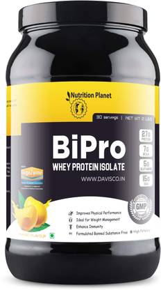 Nutrition Planet BiPro Whey Protein Isolate With Added DigeZyme, Mango ...