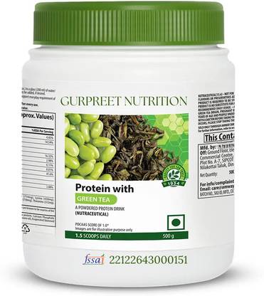 Gurpreet Nutrition Green Tea Protein (Prevent cell damage from ...