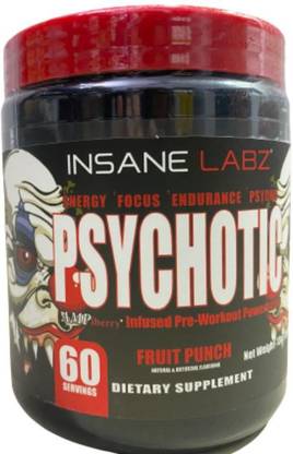 insane labz PSYCHOTIC PRE WORKOUT 60 SERVINGS + VERIFICATION CODE ...