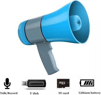 Svojas Professional Portable 50 Watt Handled Megaphone Loud Speaker ...