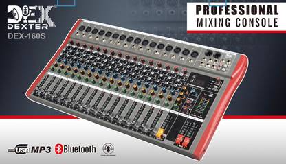 Amrit Audio 16 CHANNEL LIVE SOUND MIXER INBUILT USB REC PLAYER,FX ECHO ...