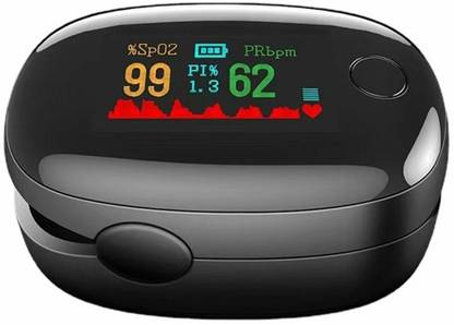 ACU-CHECK Fingertip Pulse Oximeter, Blood Oxygen Saturation Monitor ...