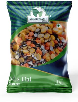 PARSHVANATH GREENS Organic Mix Dal (Split) (Mix Dal (Toor, Masoor, Urad ...
