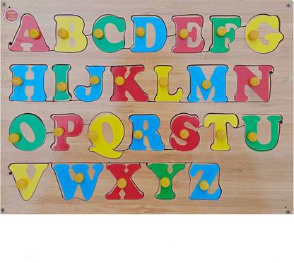 ROBOTO Wooden Alphabet Puzzle Board for Kids (Pack of 1 Pc) - Wooden ...