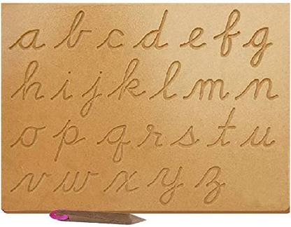 Plus Shine Small Alphabet Cursive Tracing Educational Board Writing ...