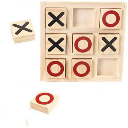 Plus Shine Classic Educational Puzzle Game Tic Tac Toe Board Zero Kata ...