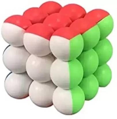 SATSA Bubble Ball Rubik Cube 3x3x3 For Kids & Adults High Speed Sticker ...