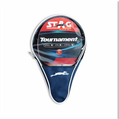 Stag iconic Tournament Table Tennis Racquet Red, Black Table Tennis ...