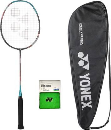 YONEX Astrox Attack 9 With Wrist Band Green Strung Badminton Racquet ...