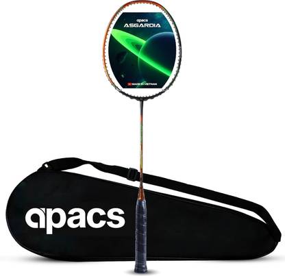 apacs Asgardia Lite (73G, 35 LBS) Orange, Black Unstrung Badminton ...