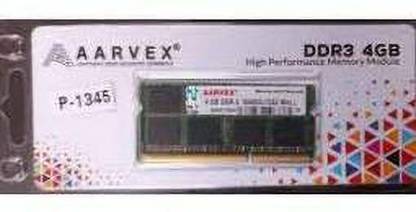AARVEX 1600 mhz DDR3 4 GB (Single Channel) Laptop (ram) - AARVEX ...